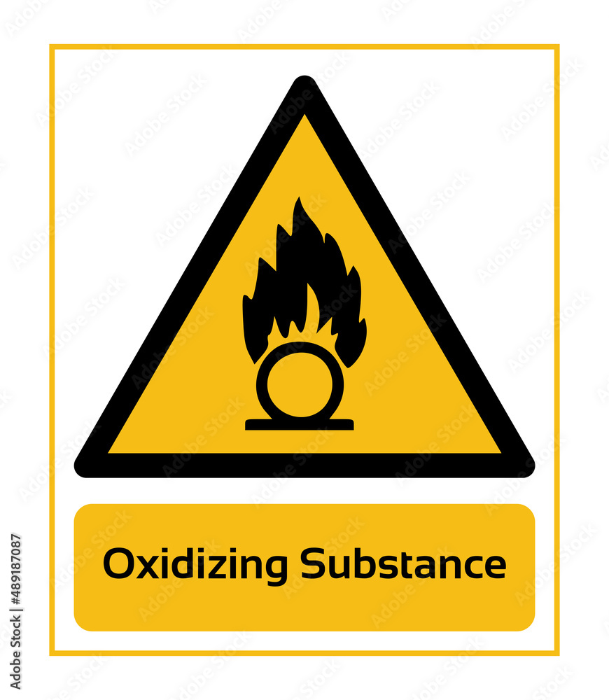 Oxidizing Substance. Warning Signs. ISO 7010 Sign. Signs of Danger And ... Oxidizing Substance. Warning Signs. ISO 7010 Sign. Signs of Danger And ...