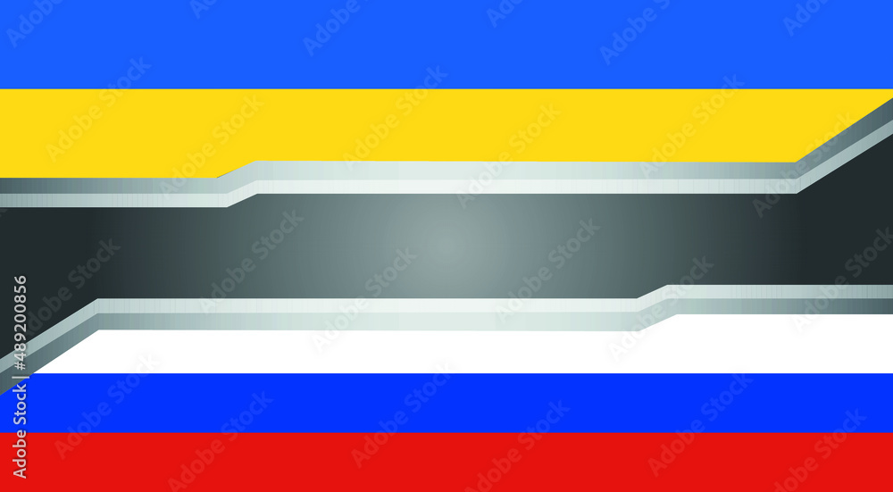 Flags of Ukrainian and Russian Background. Russia and Ukraine flags ...