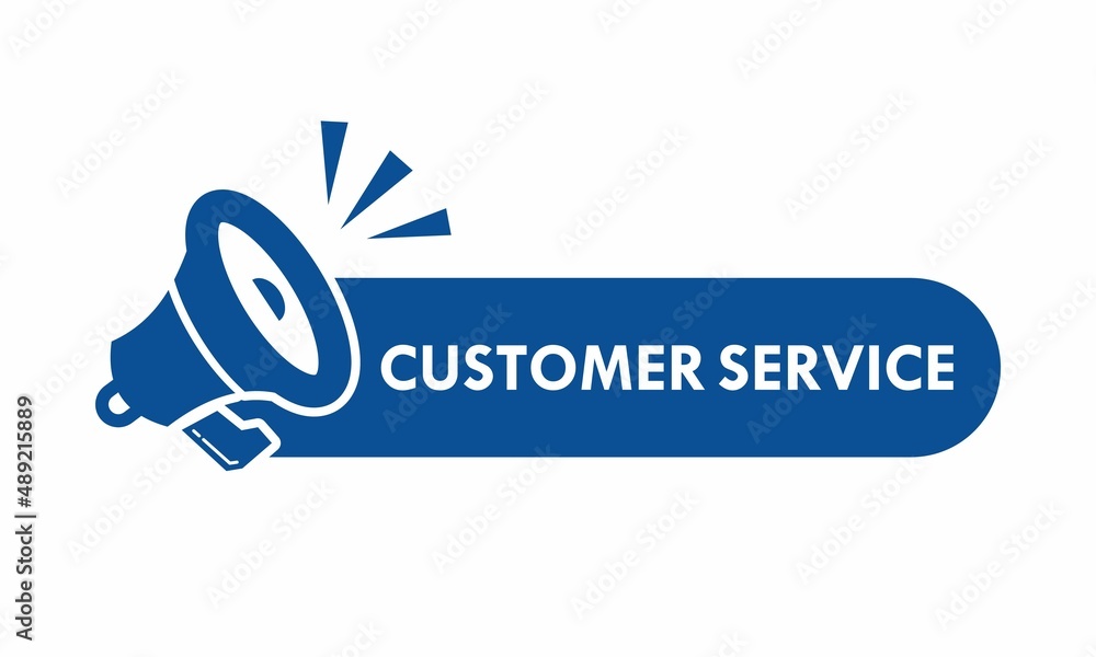 Customer service logo template illustration Stock Vector | Adobe Stock
