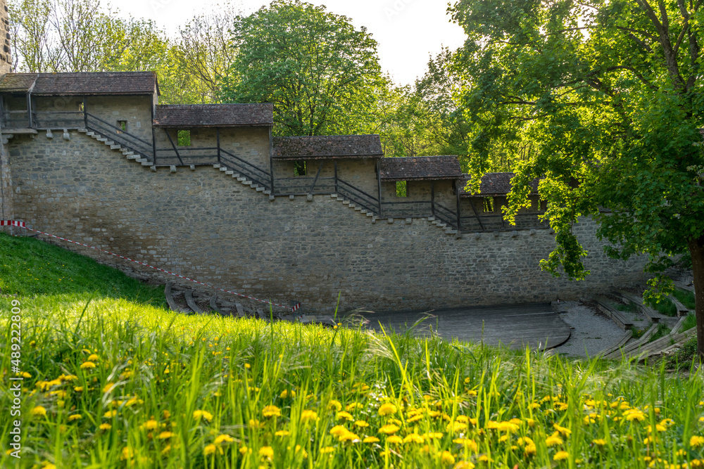 Photo & Art Print Backyard and the amphitheatre of the Stoeberlein ...