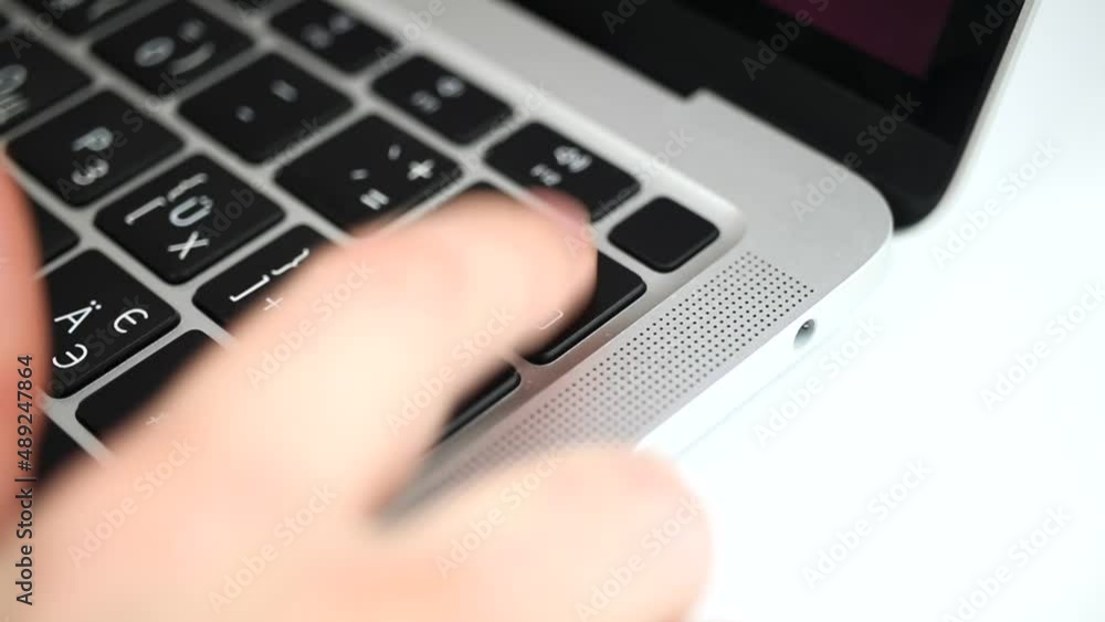 keyboard, hand, pressing, backspace, delete, button, sign, key, command ...