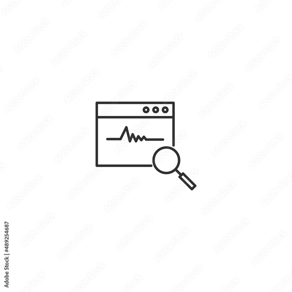 Html Metadata Code Tag Line Icon Xml Java Window Website Stock Vector
