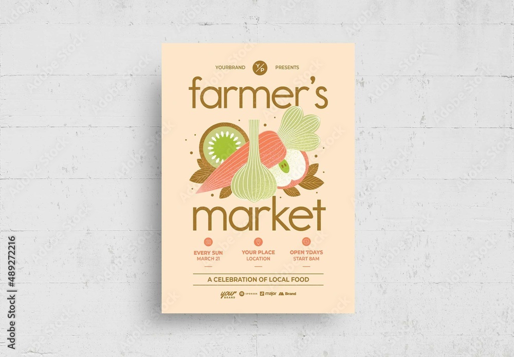 Farmers Market Poster Template