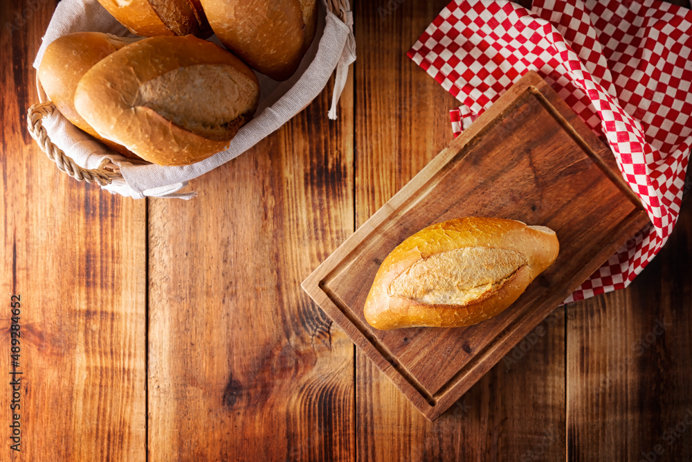 Bolillos. Traditional mexican bakery. White bread commonly used to ...