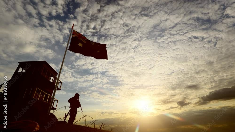 Australian Military and Warplanes Guarding the Border . High Quality ...