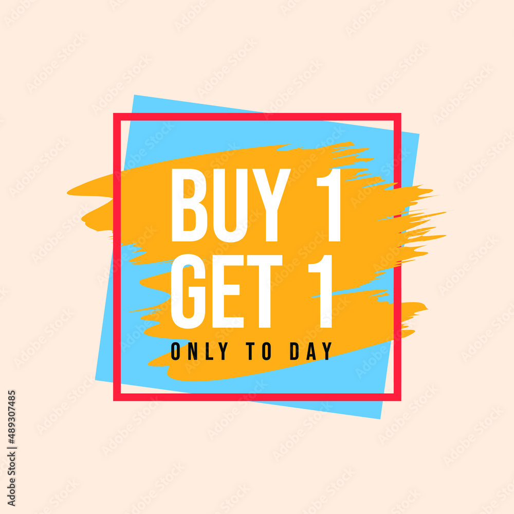 Buy 1 get 1 free poster design with vector file your your marketing ...