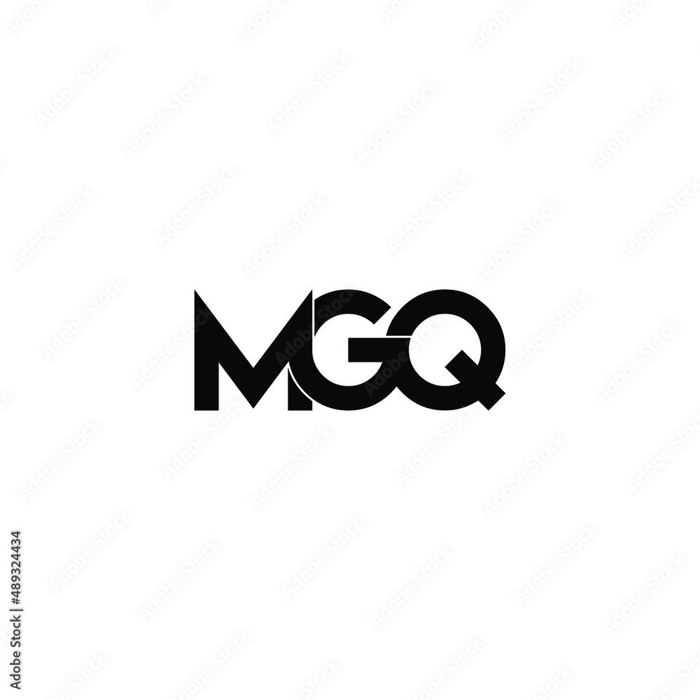 mgq letter original monogram logo design Stock Vector | Adobe Stock