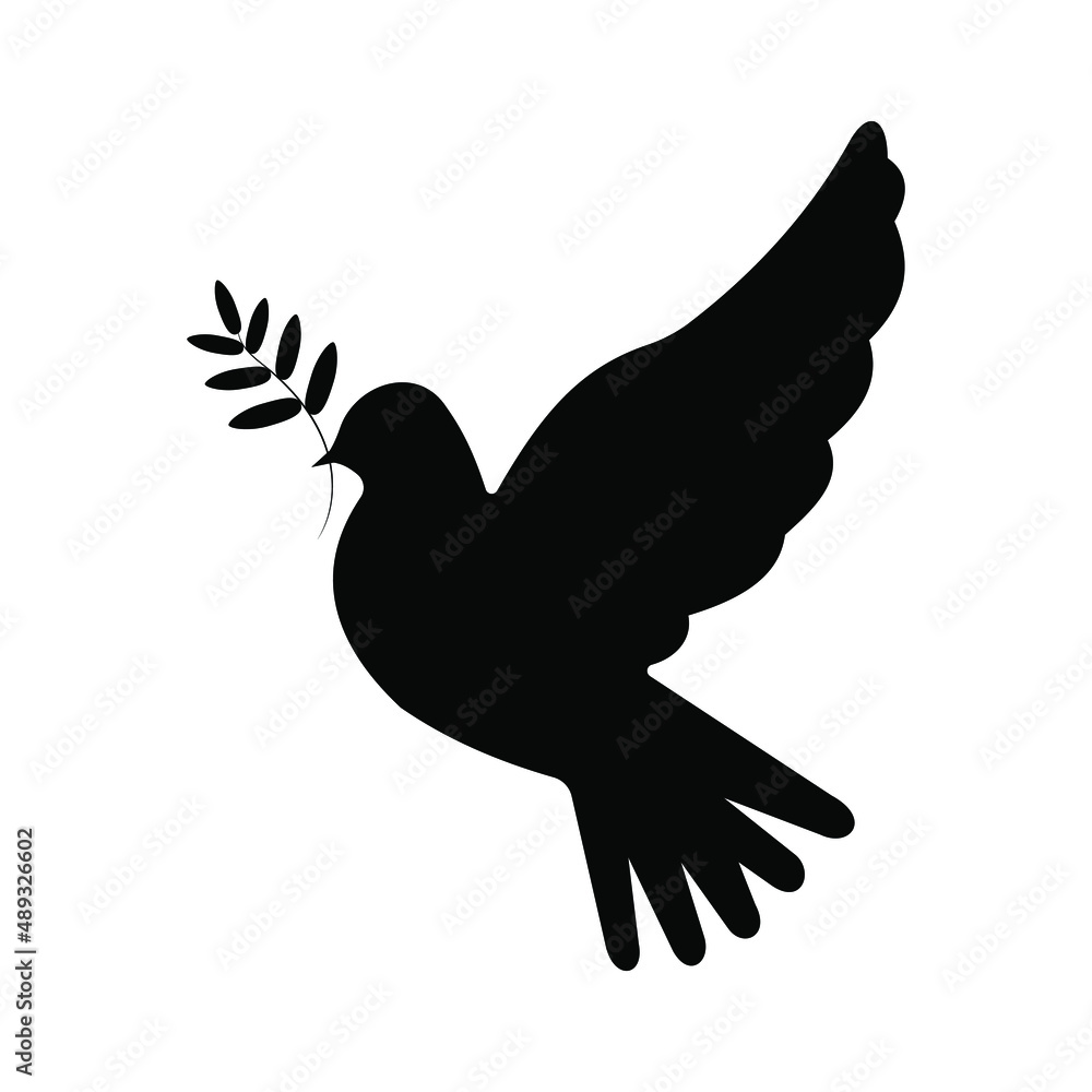 Black Dove Birds