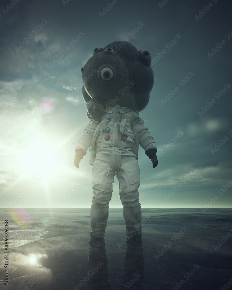 Astronaut Alien Mind Control Horror Body Snatcher Post Apocalyptic ...