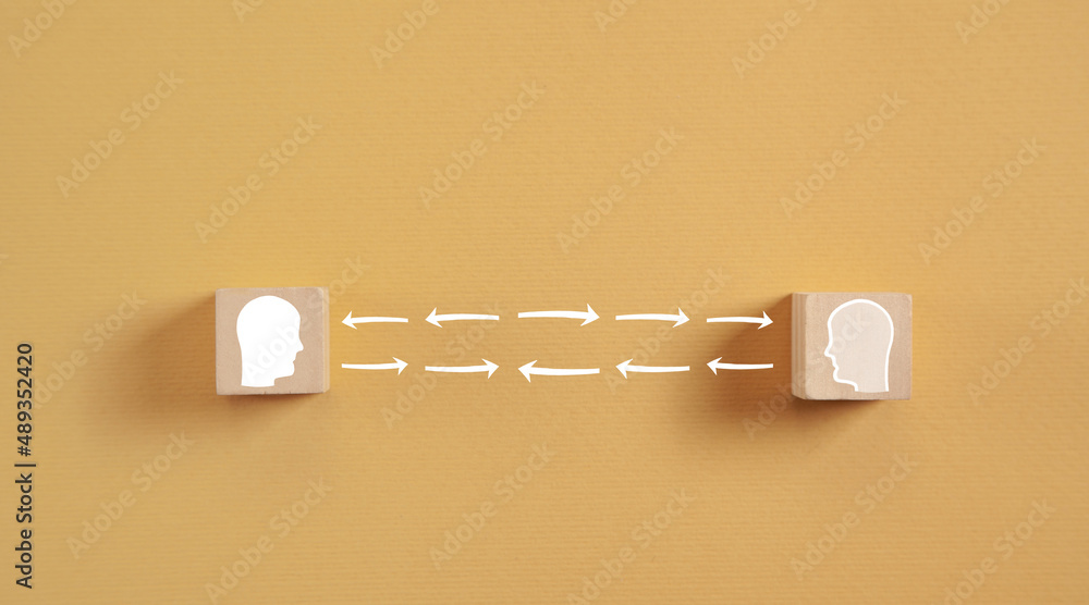 Knowledge sharing. Transferring. Brainstorming concept Stock Photo ...