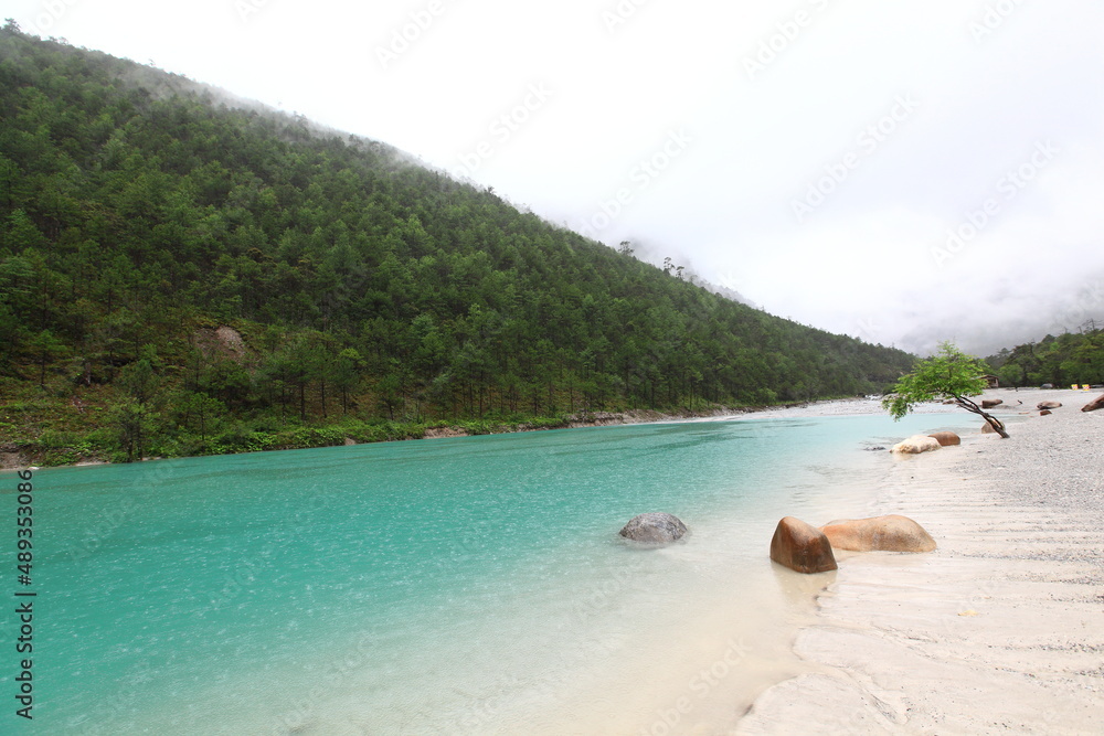 Baishui River in Yulong Naxi Autonomous County, Lijiang City, Yunnan ...