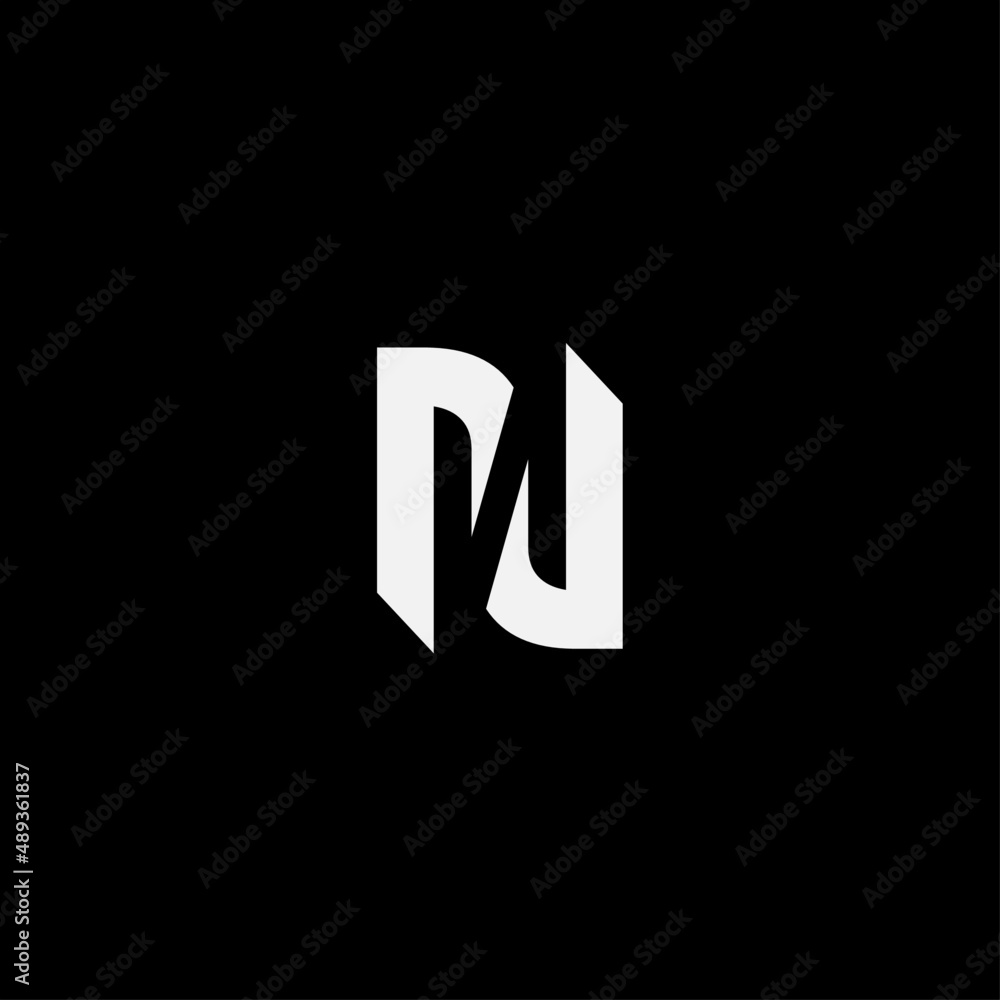 Initial letter N template logo design Stock Vector | Adobe Stock