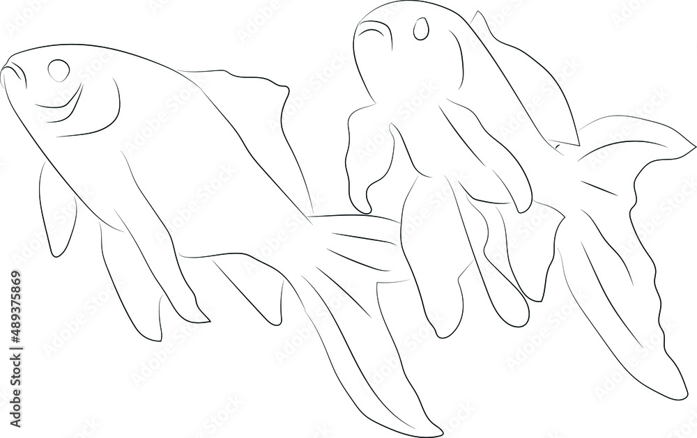 Stylized vector drawing drawn with strokes of lines of different ...
