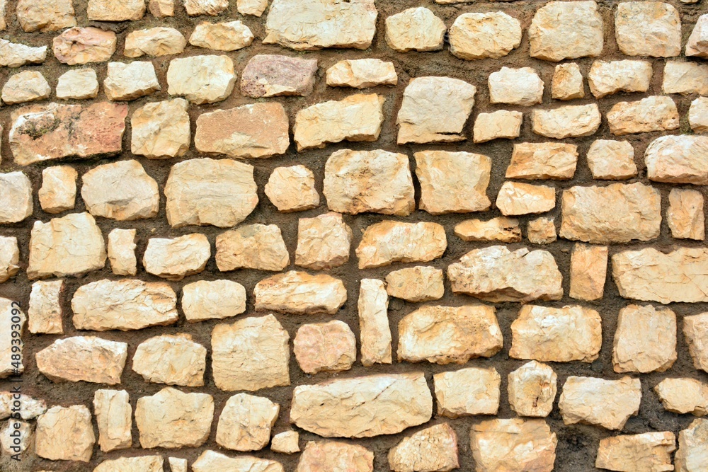 Textura de un muro hecho con grandes piedras Stock Photo | Adobe Stock