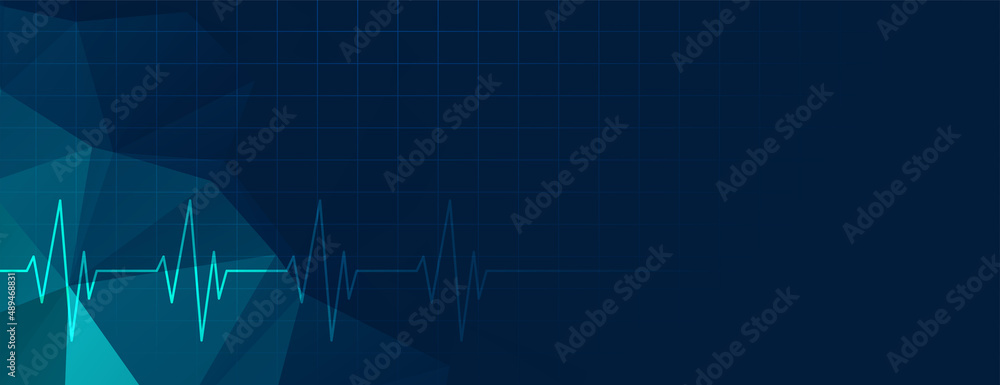 blue medical banner healthcare design Stock Vector | Adobe Stock