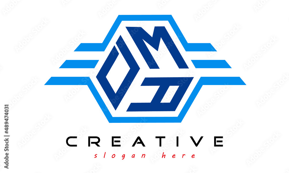 DMA three letter monogram type emblem badge with wings logo vector ...