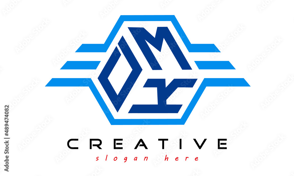 DMK three letter monogram type emblem badge with wings logo vector ...