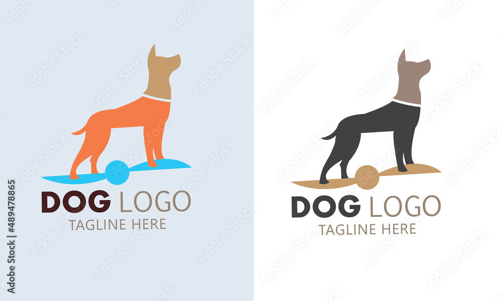 Professional DOG logo for company and business Stock Vector | Adobe Stock