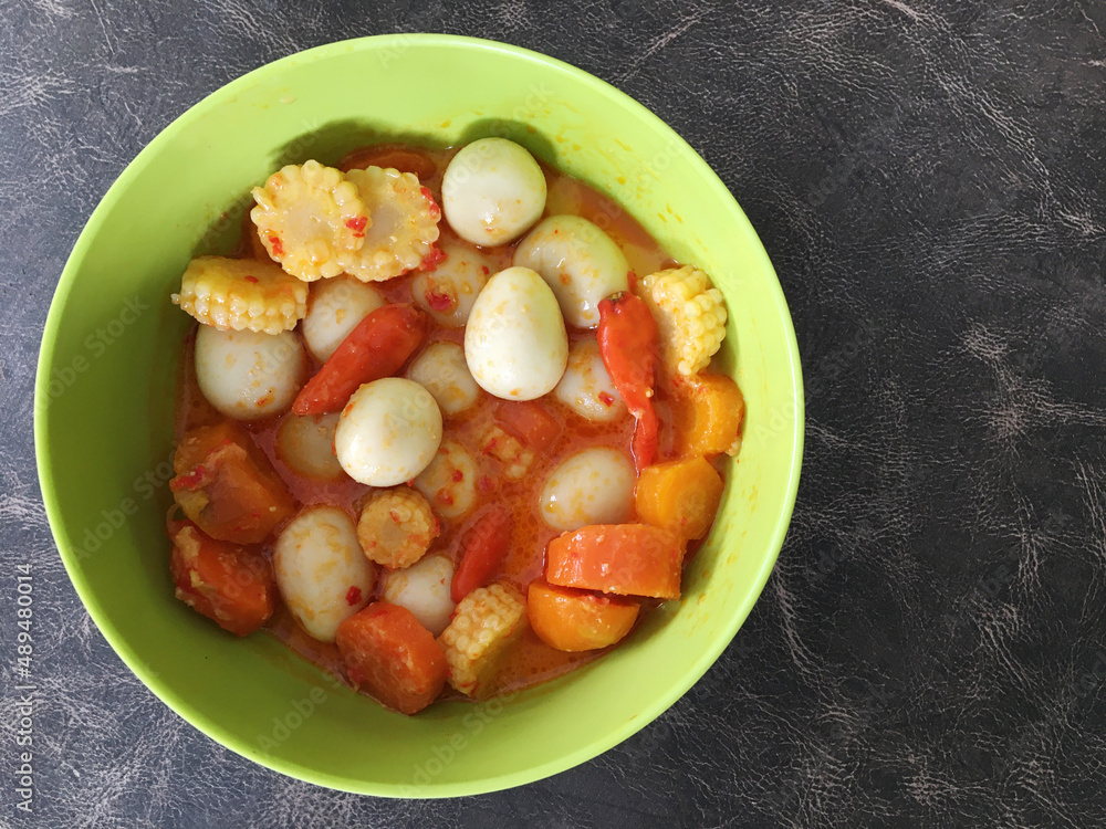 Orem-orem is a typical Javanese culinary from Malang, Indonesia which ...