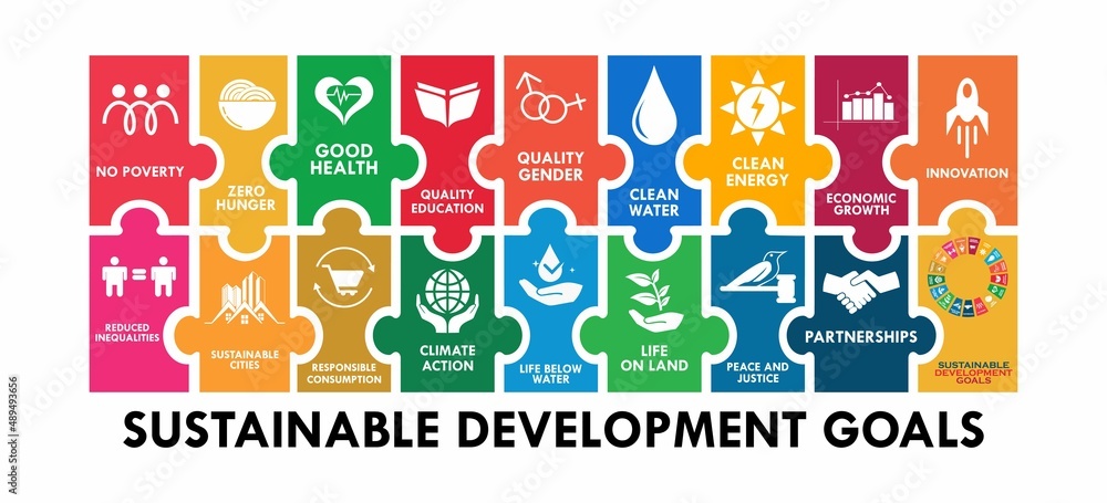17 sustainable development goals symbol. suitable for your business ...