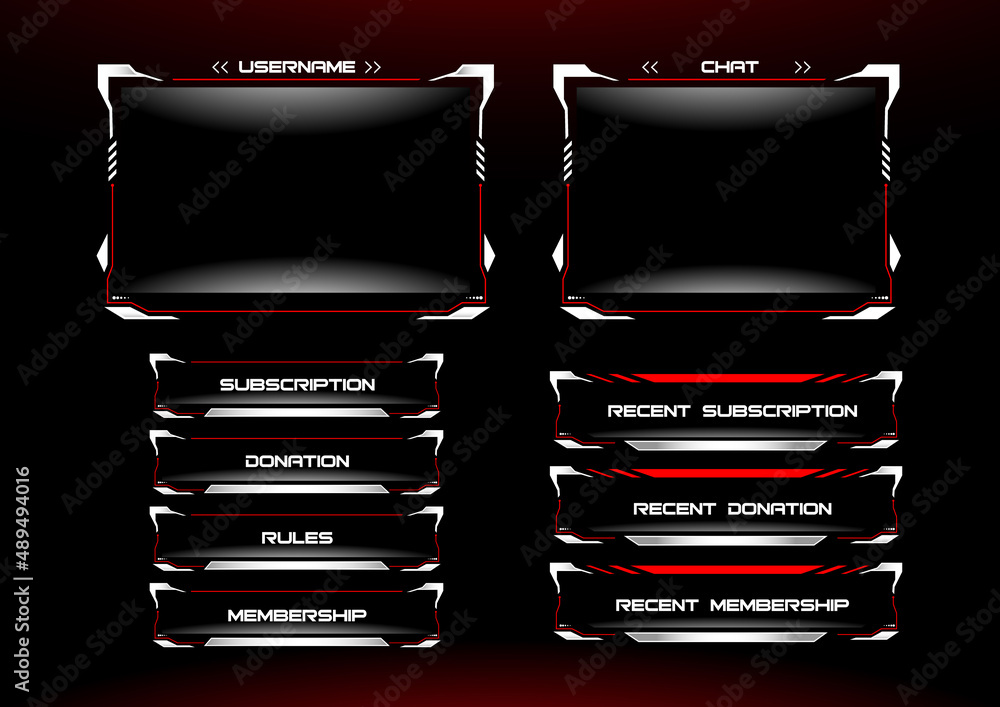 Poster Twitch streaming Overlay, Stream Overlay – Wall Art | UkPosters