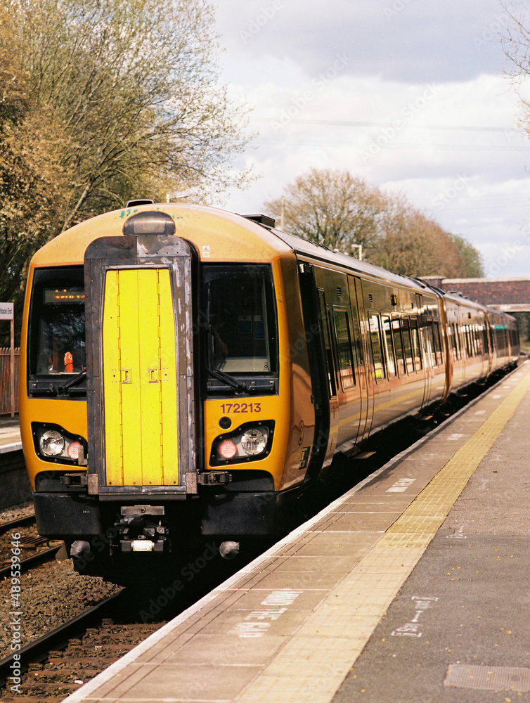 British rail rural railway station warwickshire england uk. station ...