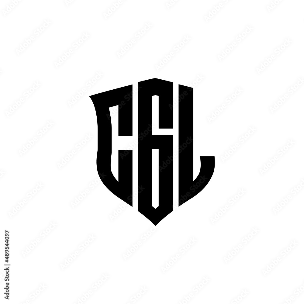 CGL letter logo design with white background in illustrator, vector ...