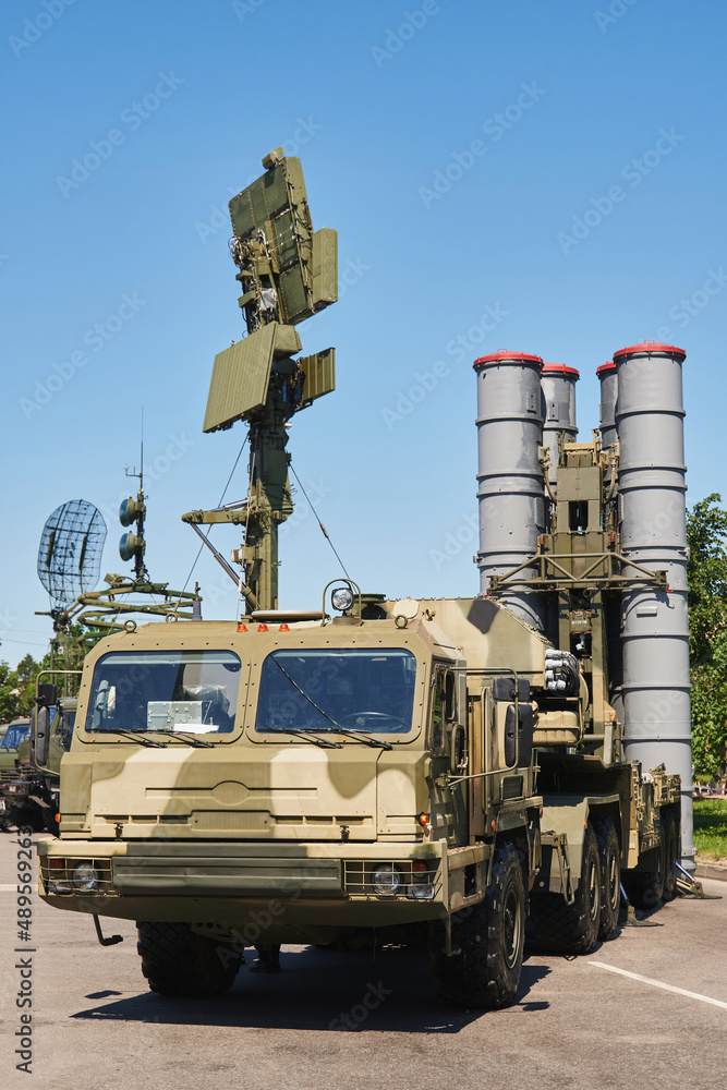 military complex anti-aircraft missile system. weapons of mass ...