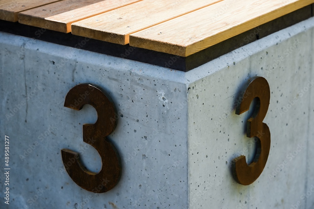 Senior winner for athletes and competitors, 3rd place. Concrete ...