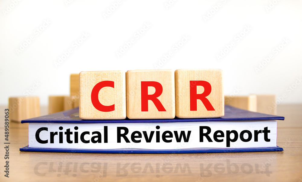 CRR Critical Review Report Symbol Concept Words CRR Critical Review crr-critical-review-report-symbol-concept-words-crr-critical-review
