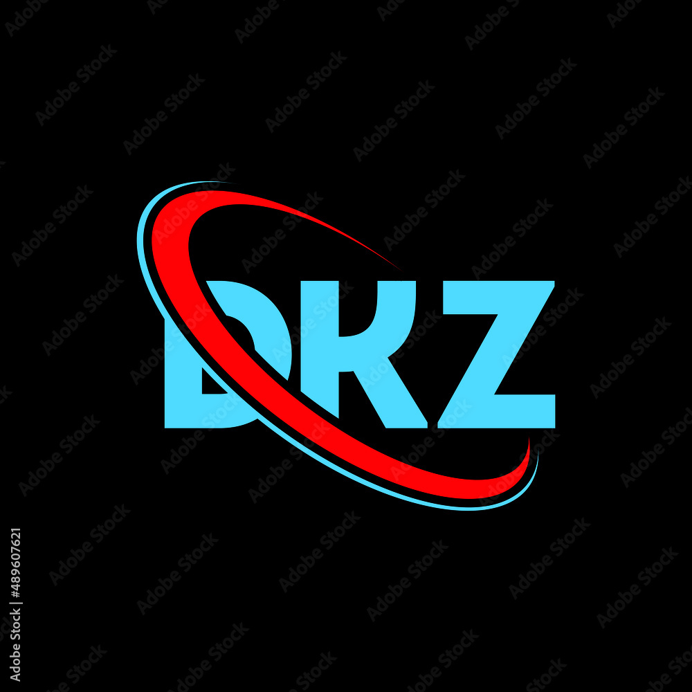 DKZ logo. DKZ letter. DKZ letter logo design. Initials DKZ logo linked ...