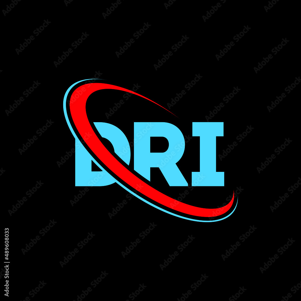 DRI logo. DRI letter. DRI letter logo design. Initials DRI logo linked ...