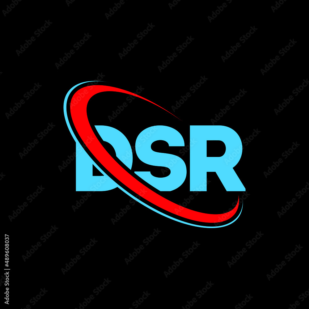 DSR logo. DSR letter. DSR letter logo design. Initials DSR logo linked ...