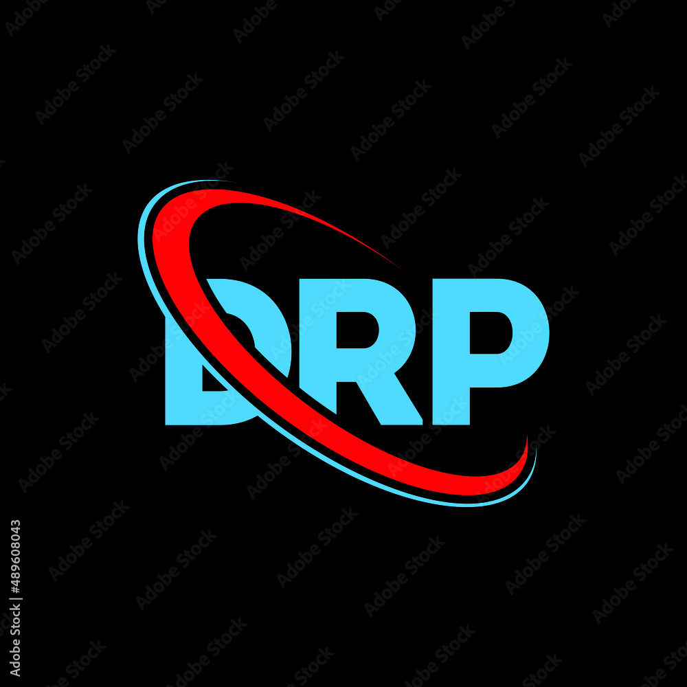 DRP logo. DRP letter. DRP letter logo design. Initials DRP logo linked ...
