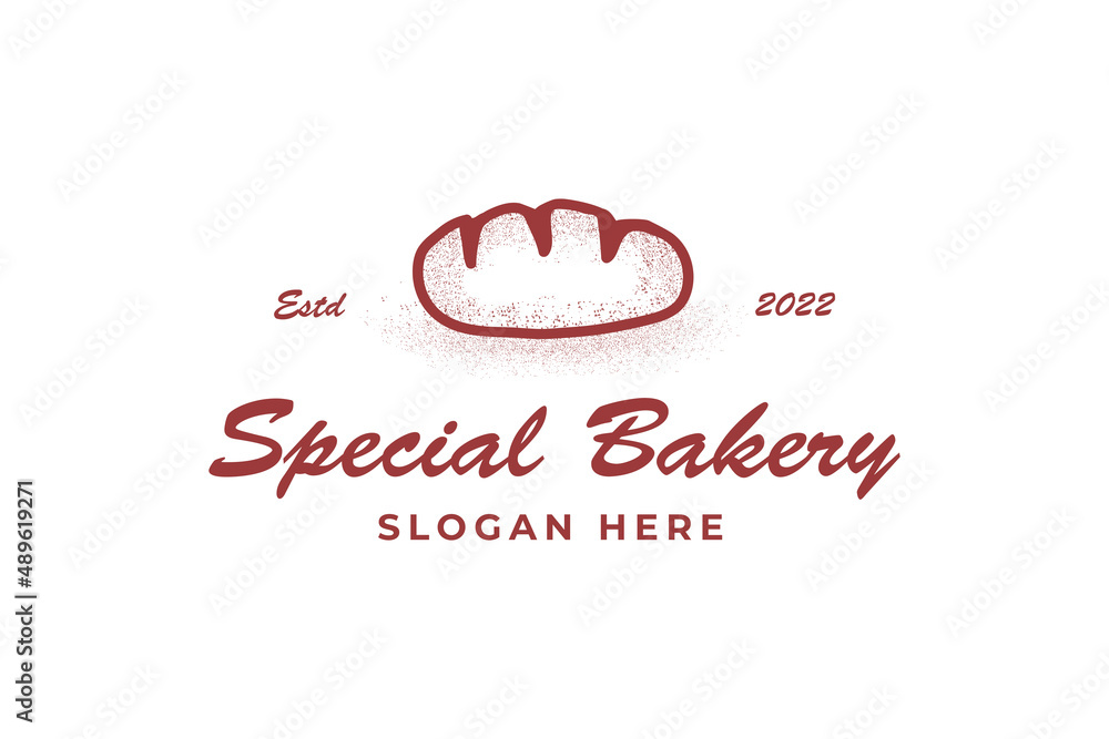 vintage rustic cake concept, bakery logo design template Stock Vector ...