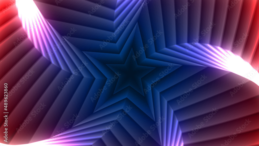 Abstract Star Retro Awards Infinity Zoom VJ Loop Background Stock ...