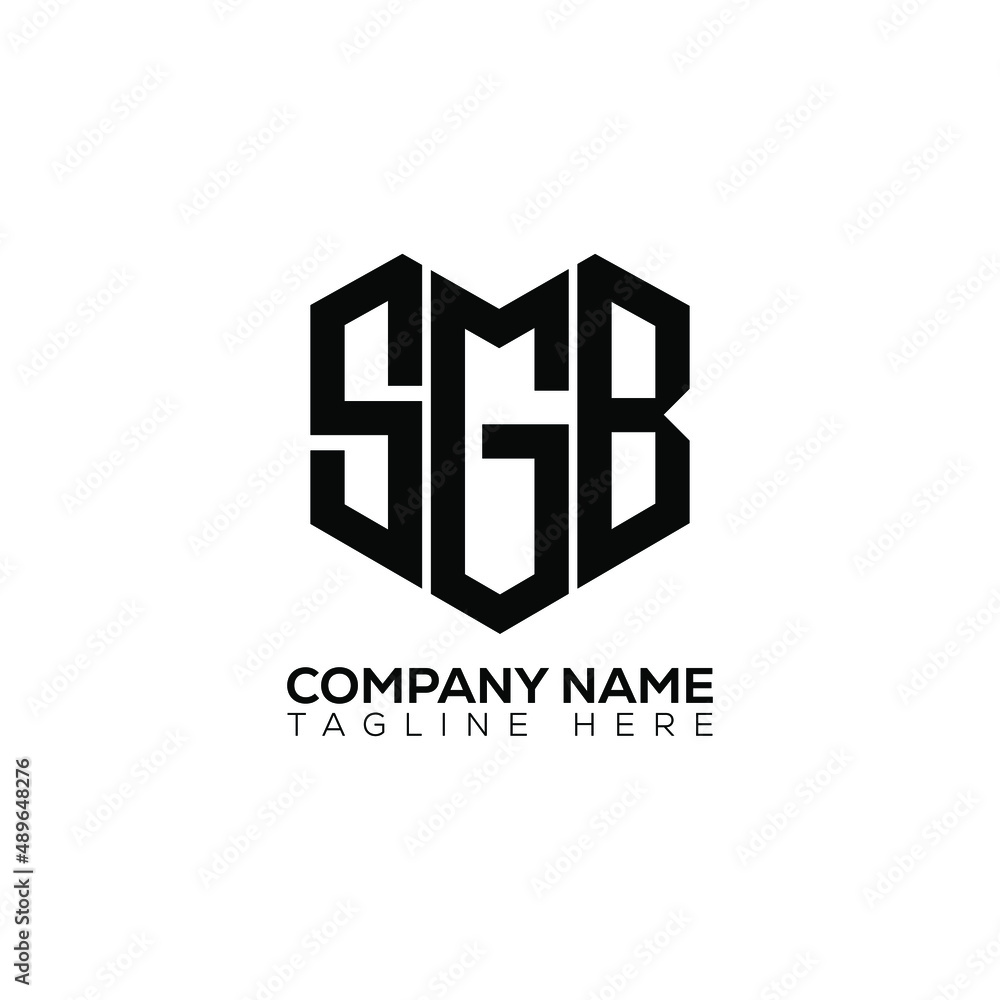 SGB letter logo design on white background.SGB creative initials letter ...