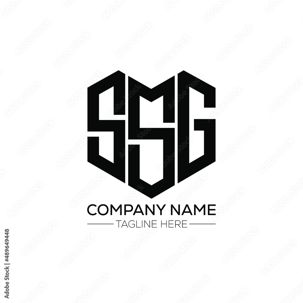 SSG Letter Logo Design On White Background SSG Creative Initials Letter SSG Letter Logo Design On White Background SSG Creative Initials Letter