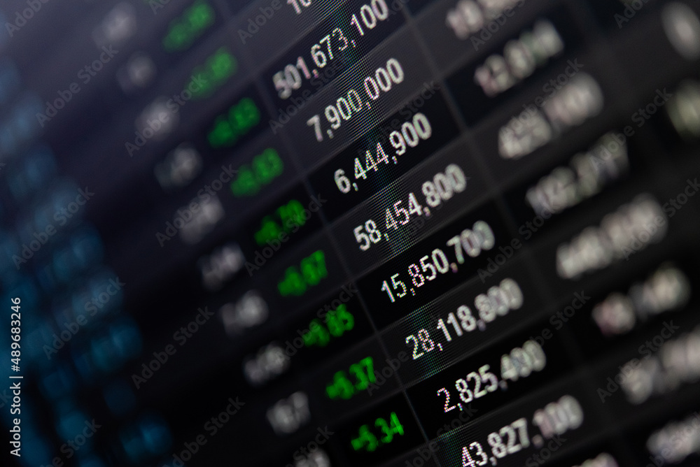Candlestick graph chart of stock and forex market to represent the ...