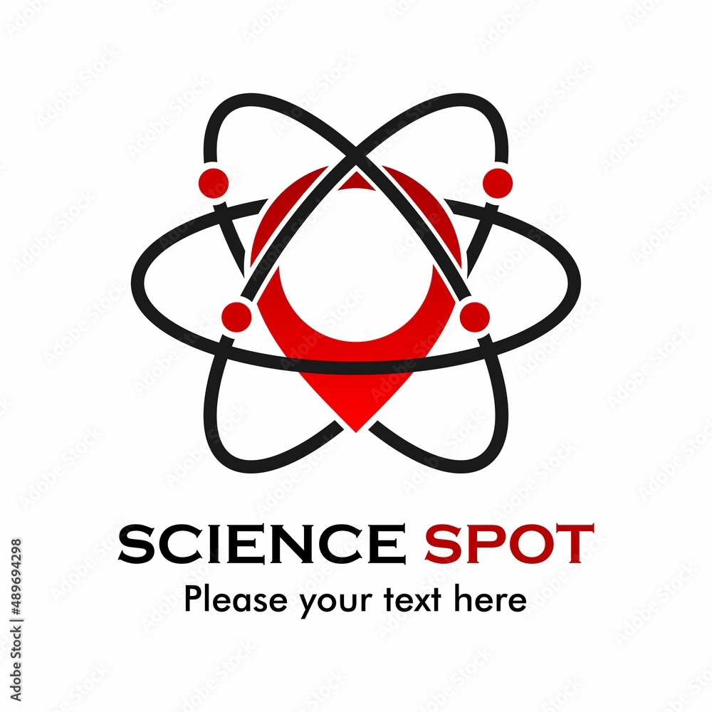 Science spot logo template illustration Stock Vector | Adobe Stock