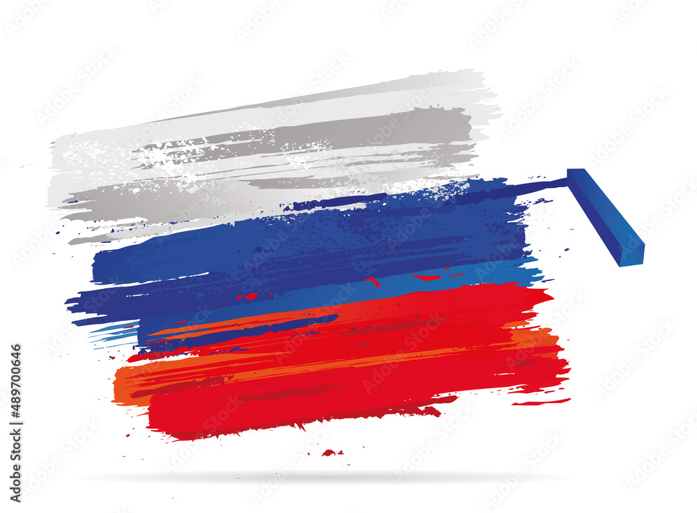 drapeau Russe, drapeau russie Stock Vector | Adobe Stock