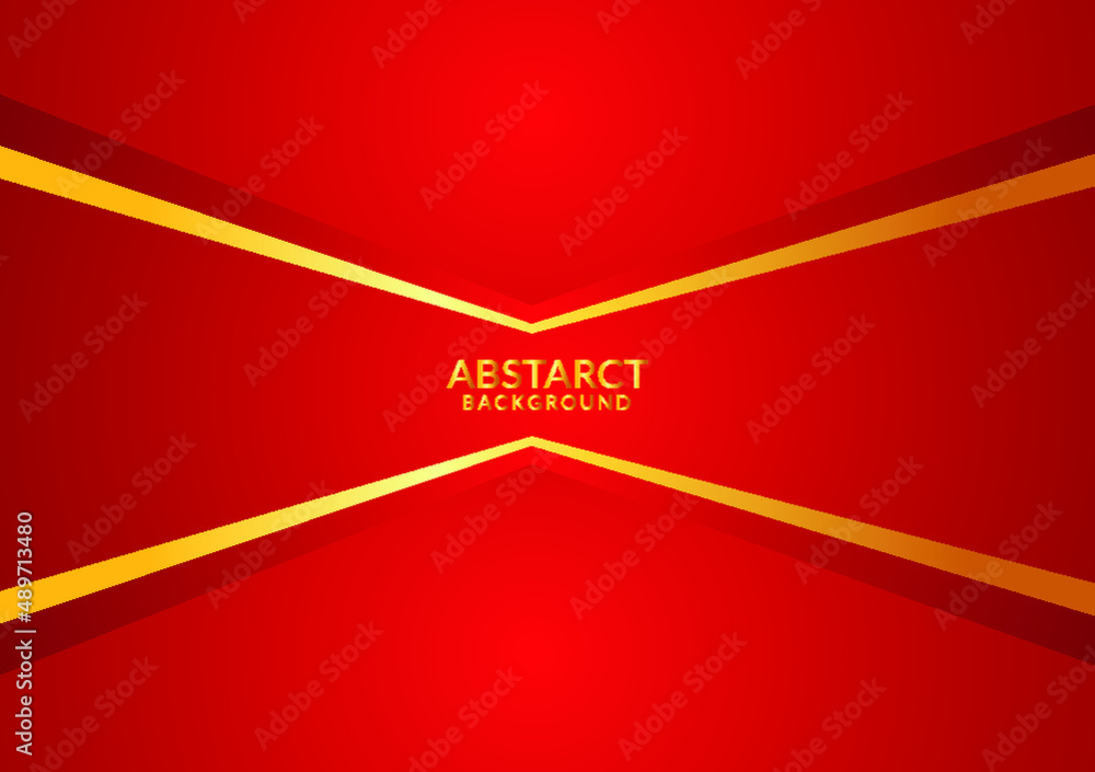 Gradient red backgrounds with golden frames and luxury background Stock ...