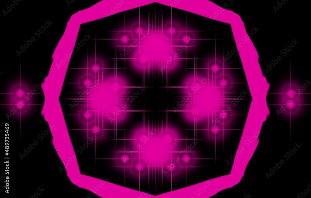 cyberpunk aesthetic neon pink background Stock Illustration | Adobe Stock