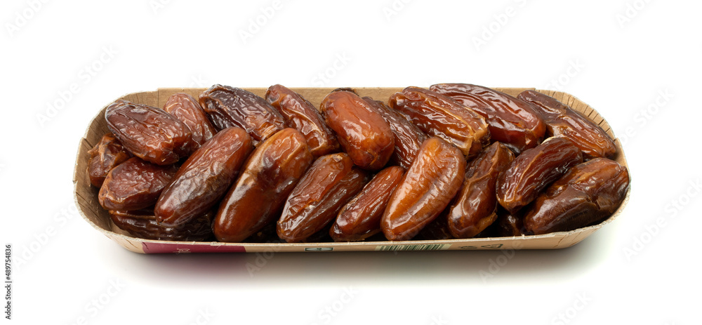 Big Dates Isolated. Date Palm Fruits Stock Photo | Adobe Stock