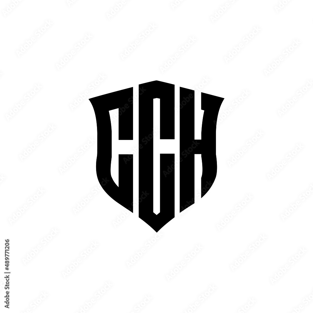 CCH letter logo design with white background in illustrator, vector ...