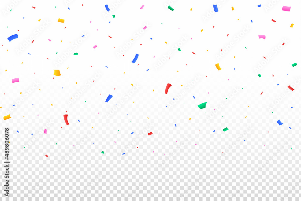 Falling Confetti Vector