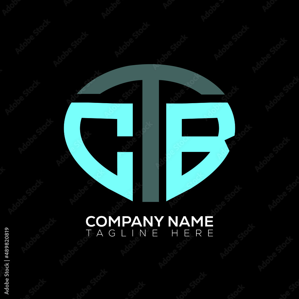 CTB logo monogram isolated on circle element design template, CTB ...