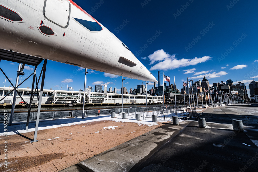 Fantastic view of the British Airways BAC Aérospatiale Concorde exhibit ...