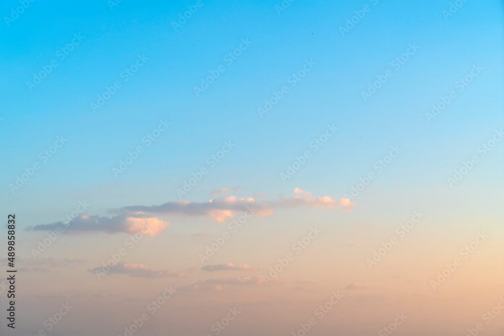 Outdoor sky sunset clouds landscape Stock Photo | Adobe Stock
