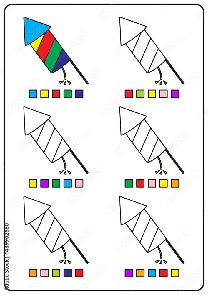 Instructional coloring pages, educational games for kids, preschool ...